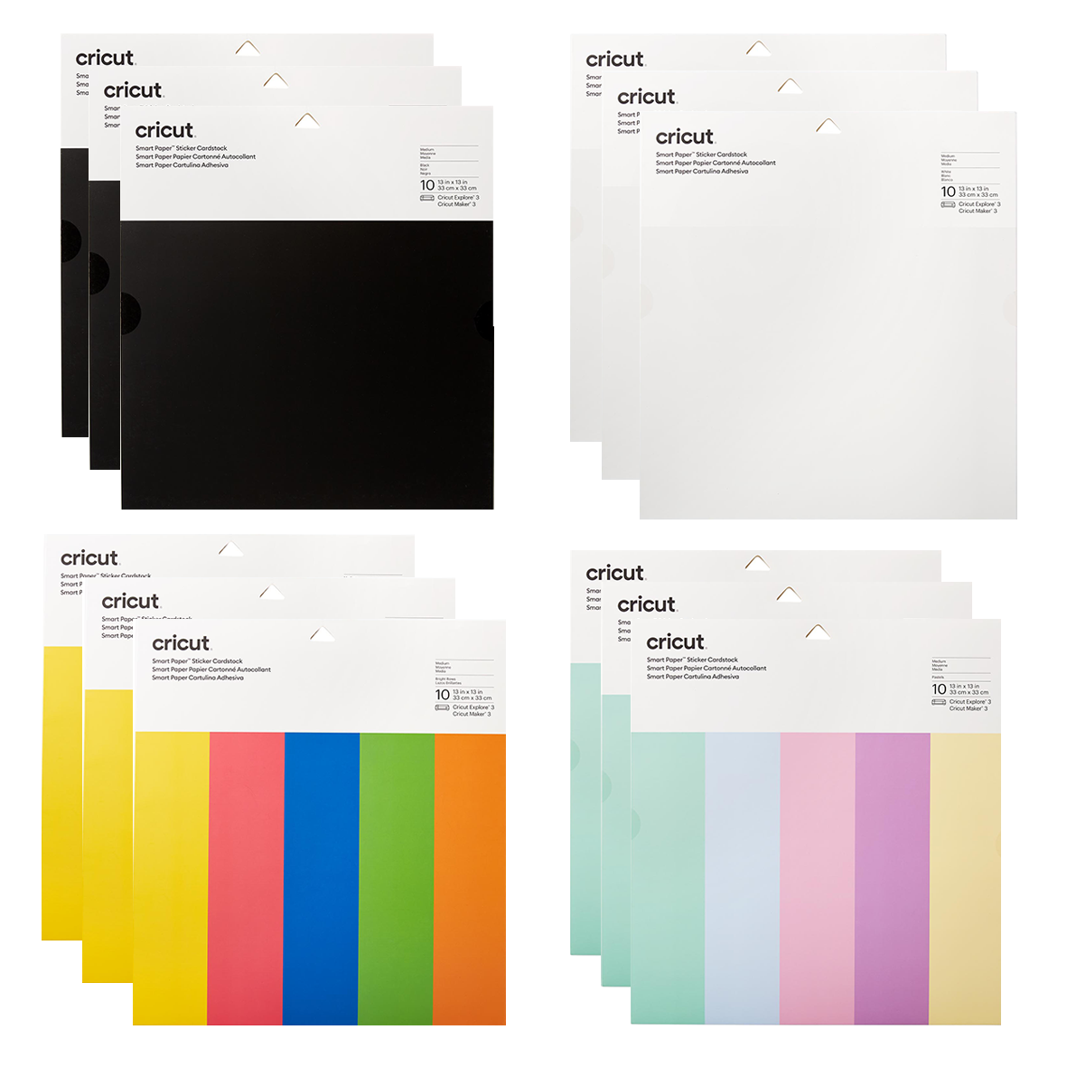 Cricut Semester Smart Paper Sticker Cardstock Projects Refill — Robotix ...