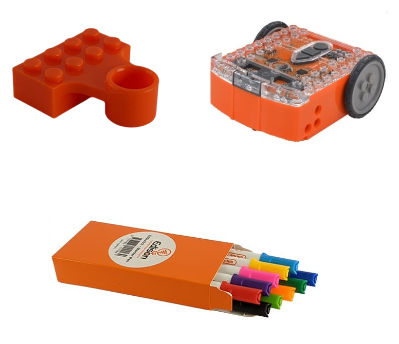 Edison V3 Robot Bundle- Edison Robot, Pen Holders & Marker Pack (Ediso — Robotix Education Inc.