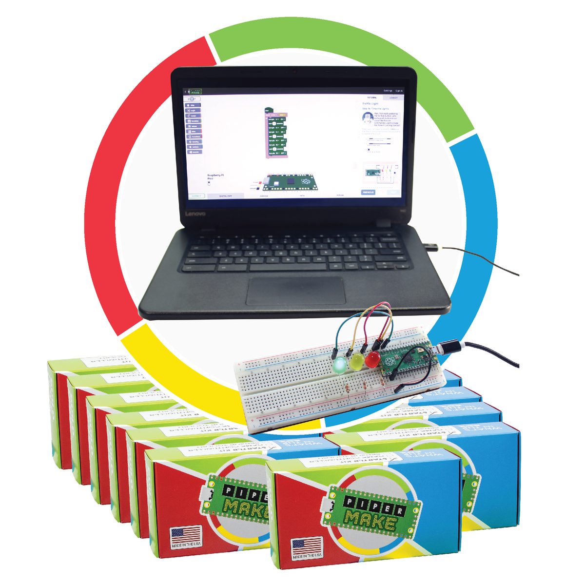 Piper Make Classroom Starter + Sensor Bundle — Robotix Education Inc.